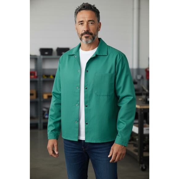 Tillman | Jackets & Coats | Tillman Green We Weld America Logo Snap ...